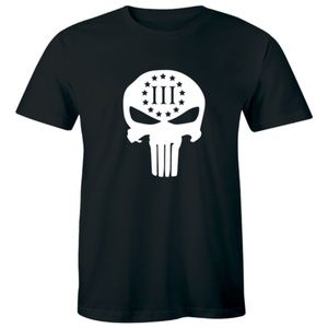 Half It | Shirts | 3 Percenter Skull Gun Rights 3 Percent Tshirt | Poshmark